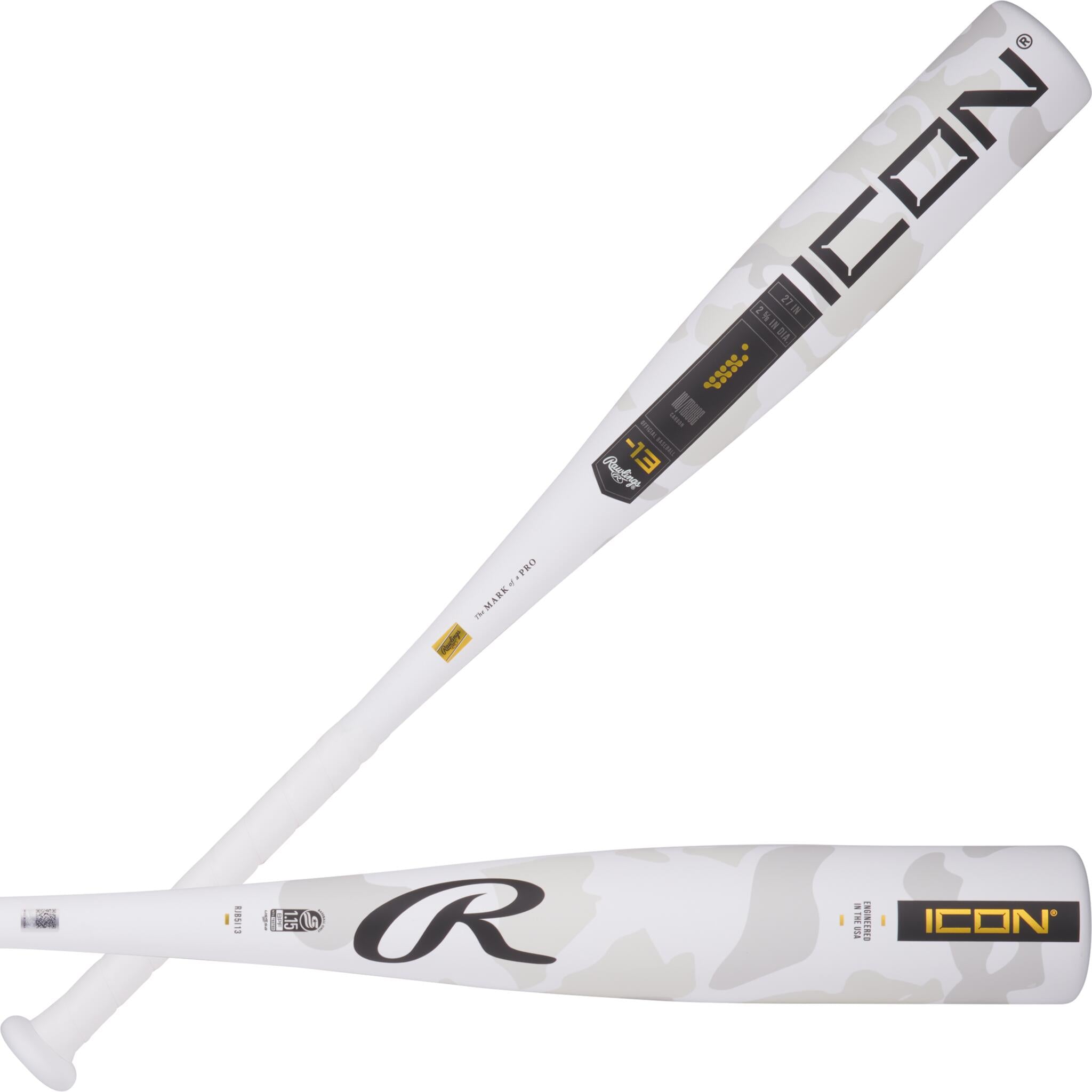 Rawlings Icon 2 5/8" Barrel (-13) Youth Baseball Bat (2025) - USSSA | Source for Sports
