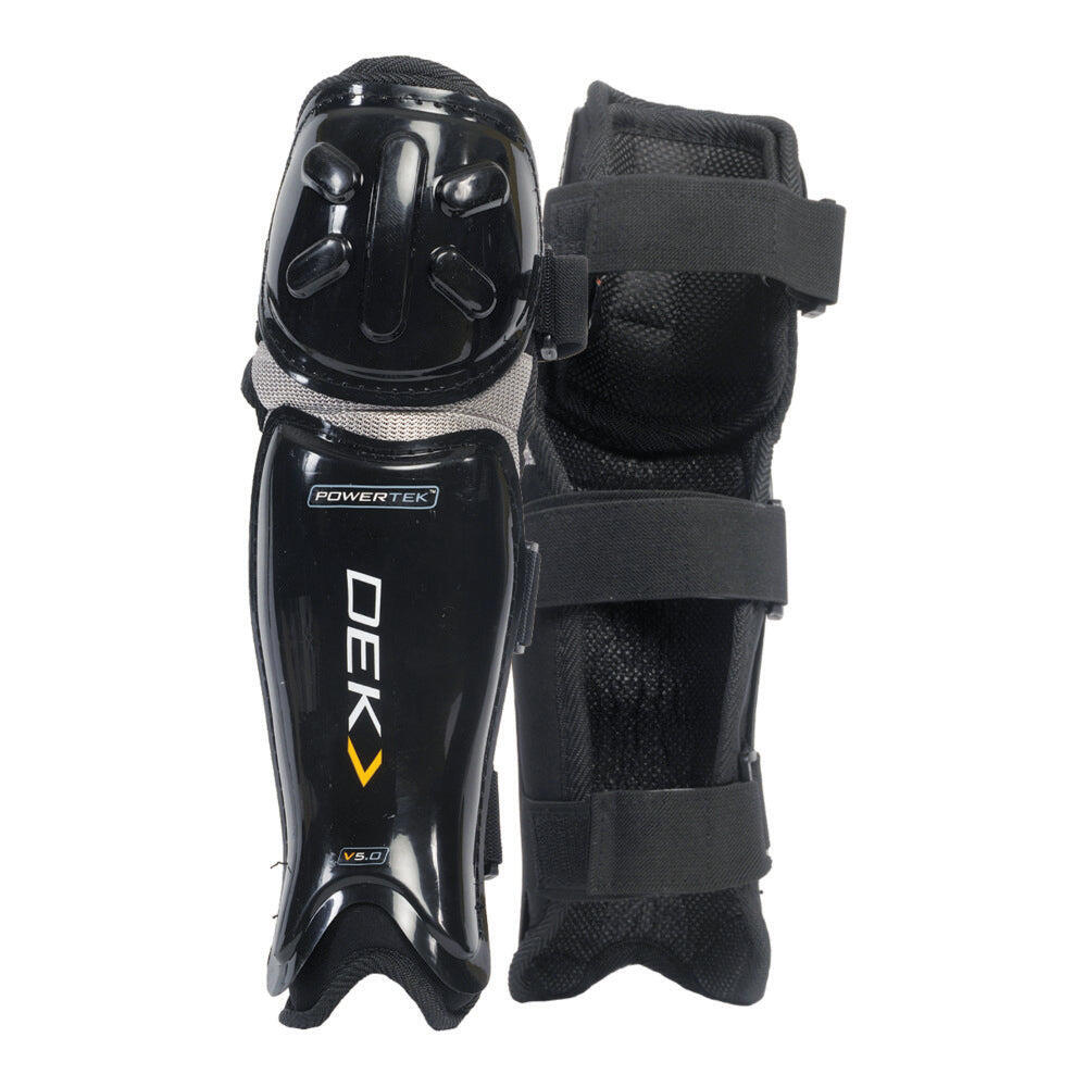 Powertek V5.0 Dek/Ball Senior Hockey Shin Pads | Source for Sports
