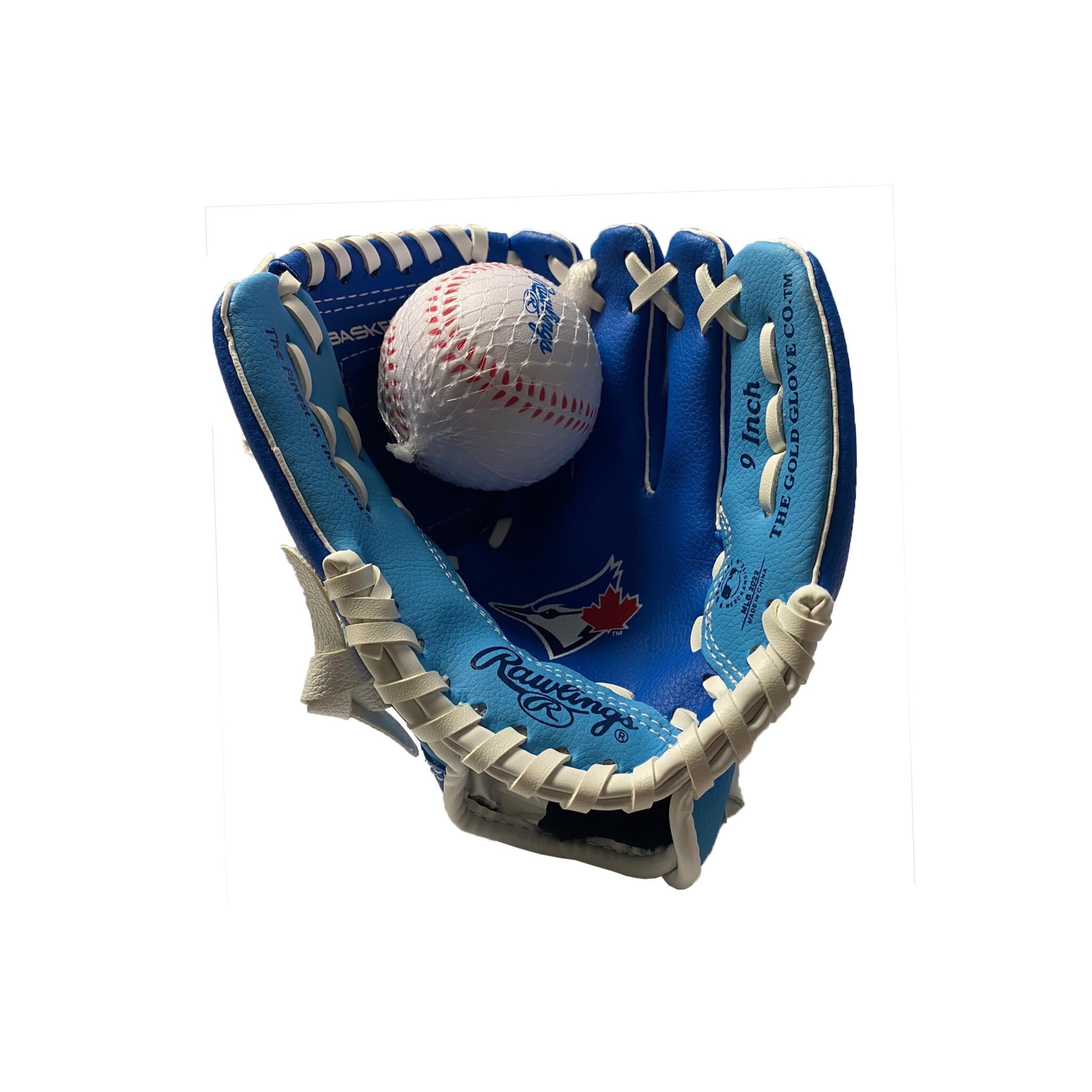 Rawlings Youth Toronto Blue Jays Players Baseball Glove with Ball - 9 ...