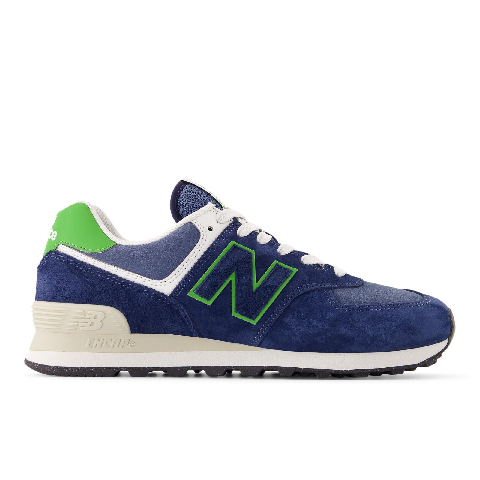 New Balance 574 V2 Men's Running Shoes - NB Navy/Alpine Green | Source ...