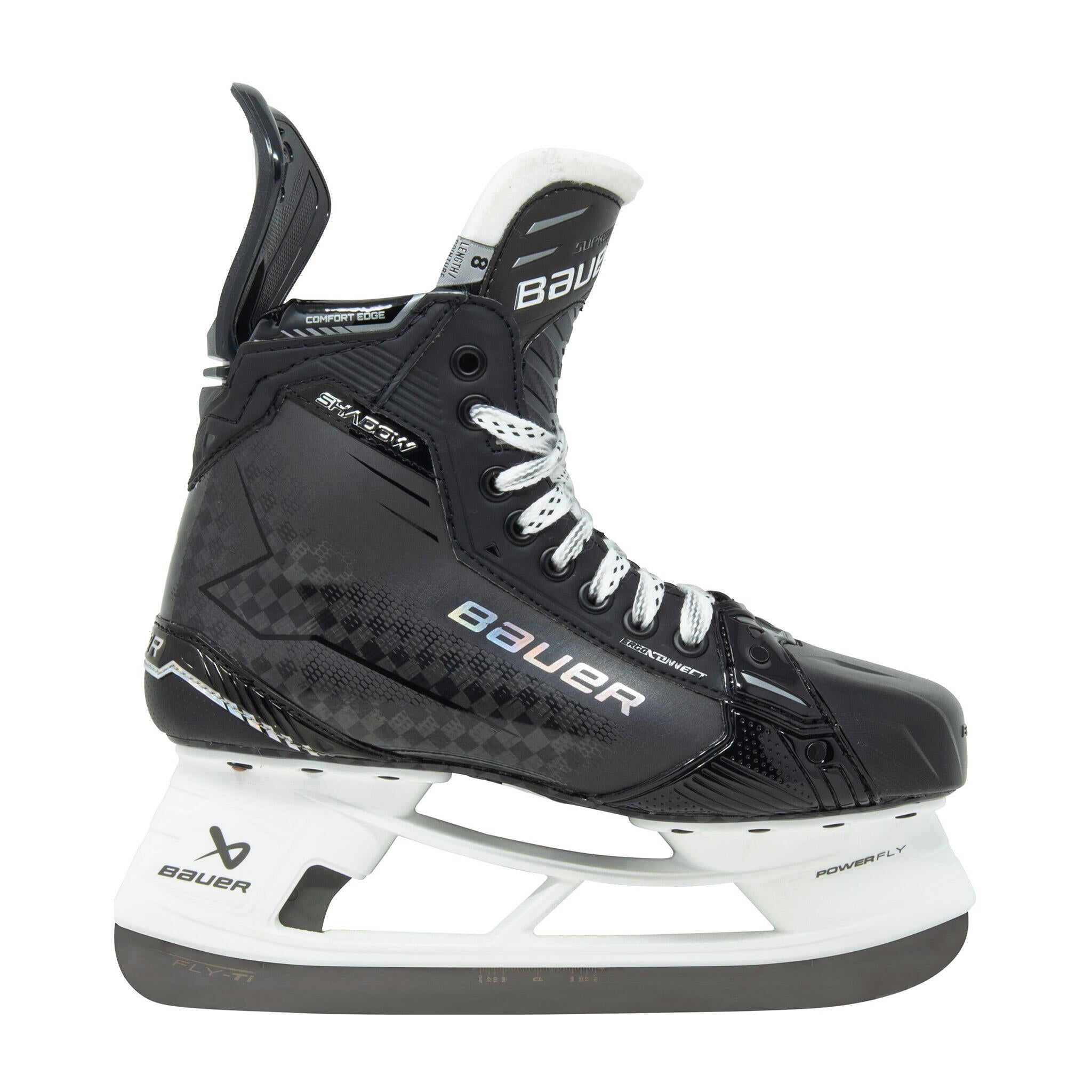 Bauer Supreme Shadow Senior Hockey Skates (2024) With Fly-TI Steel ...