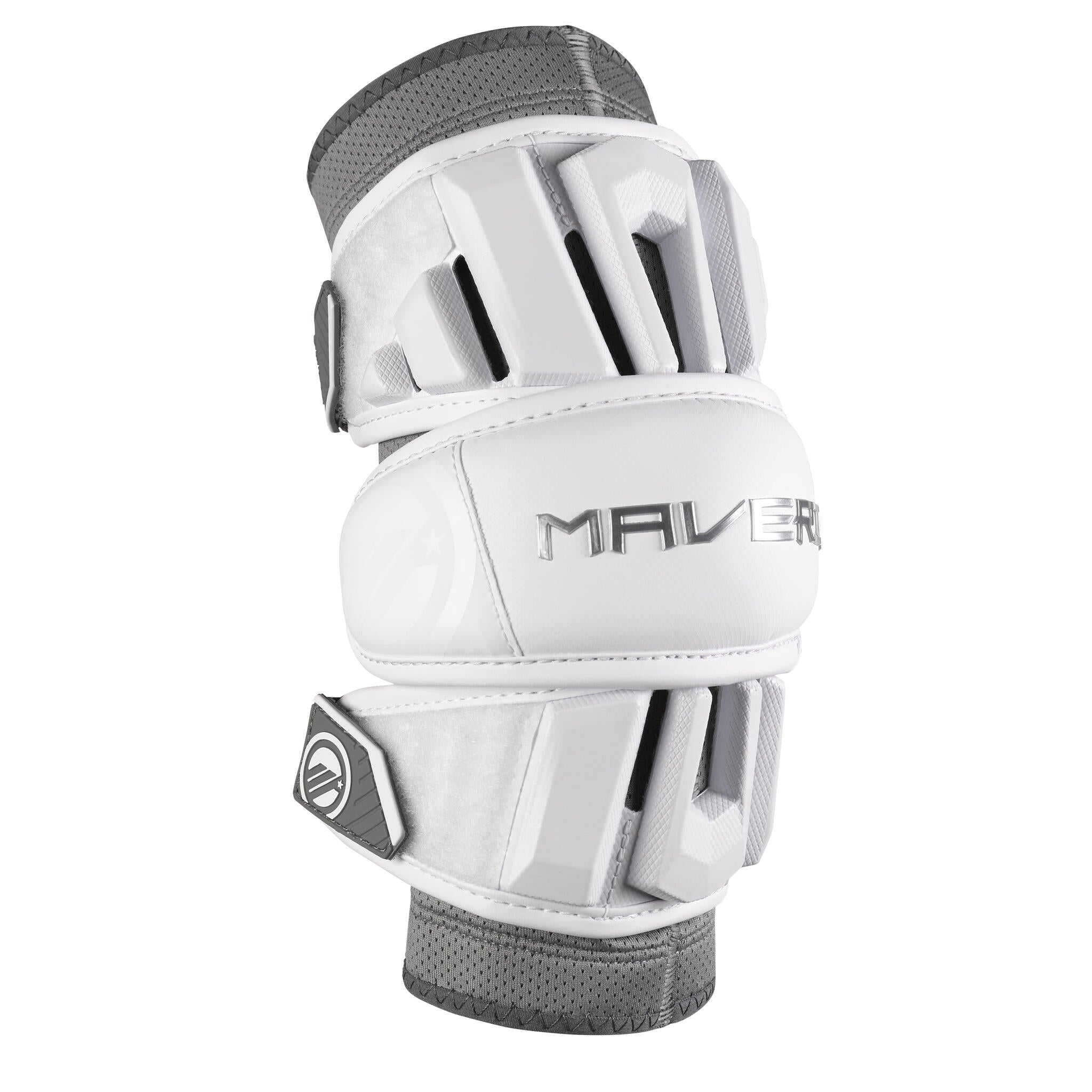 Maverik Max Lacrosse Arm Pads - White | Source for Sports
