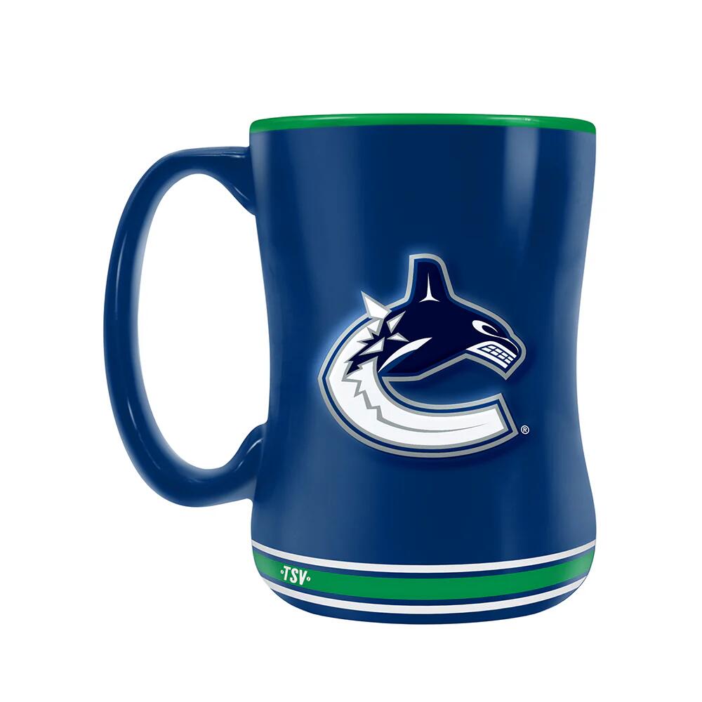 Inglasco Team Crest (14 oz) Sculpted Mug - Vancouver Canucks | Source ...
