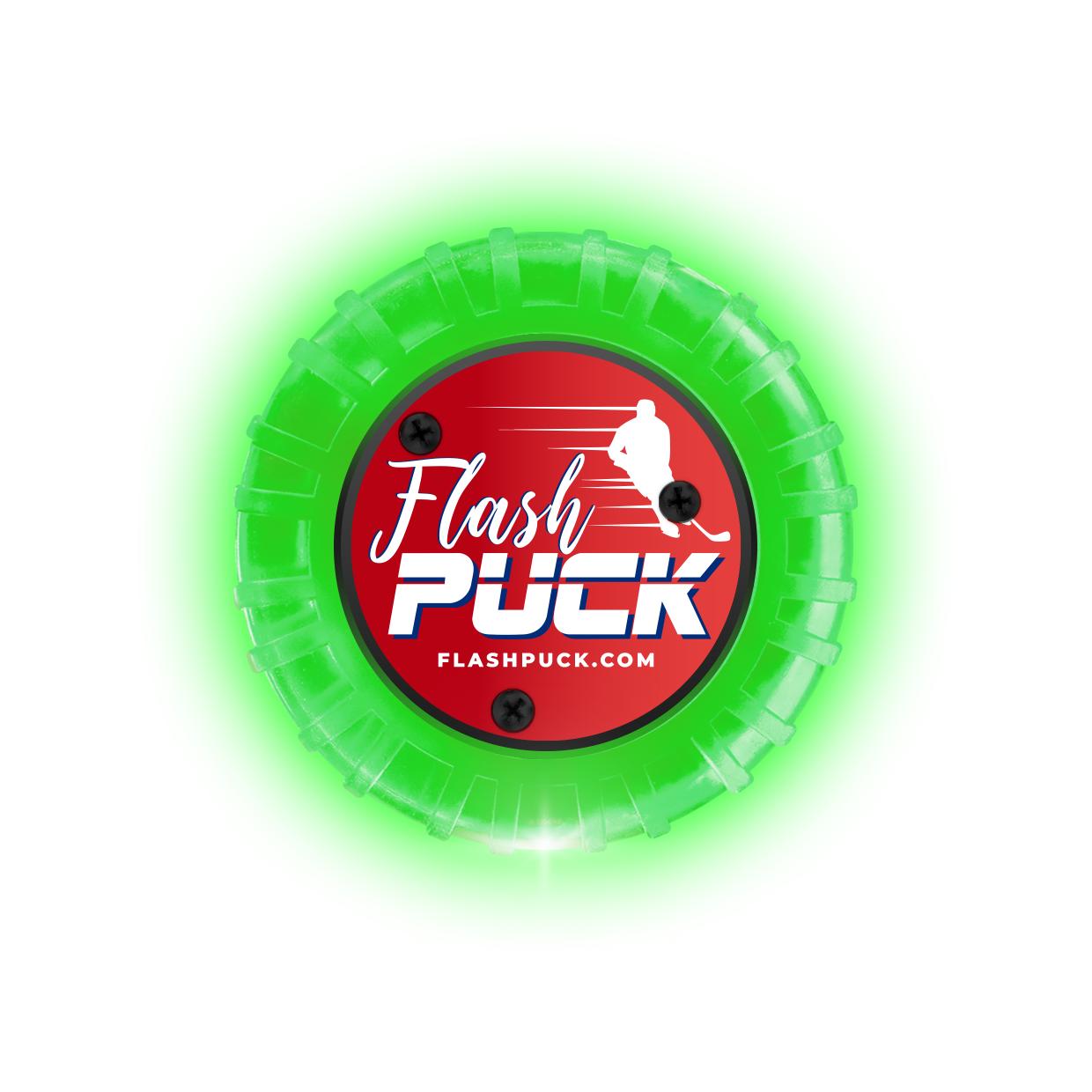 Flash Puck Rubber Light-Up Training Puck - Rechargeable | Source for Sports