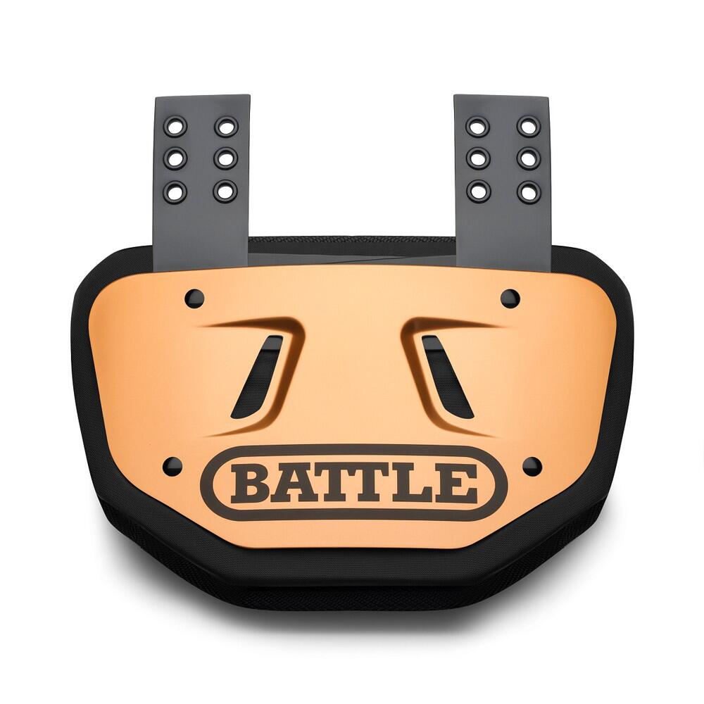 Battle Sports Youth Football Back Plate - Copper | Source for Sports