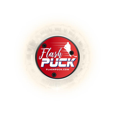 Flash Puck Rubber Light-Up Training Puck - Rechargeable | Source for Sports