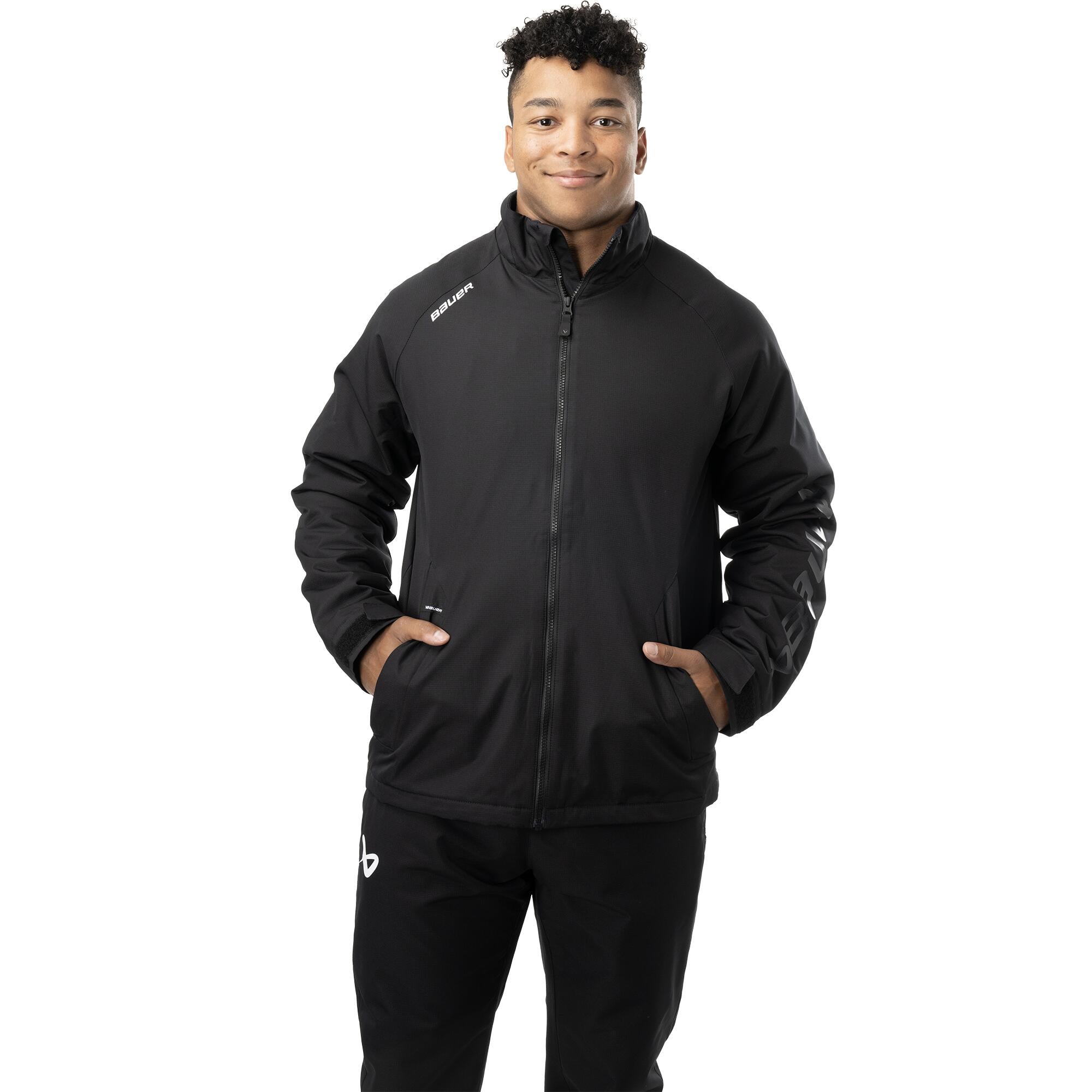 Bauer Team Midweight Senior Jacket - Black | Source for Sports