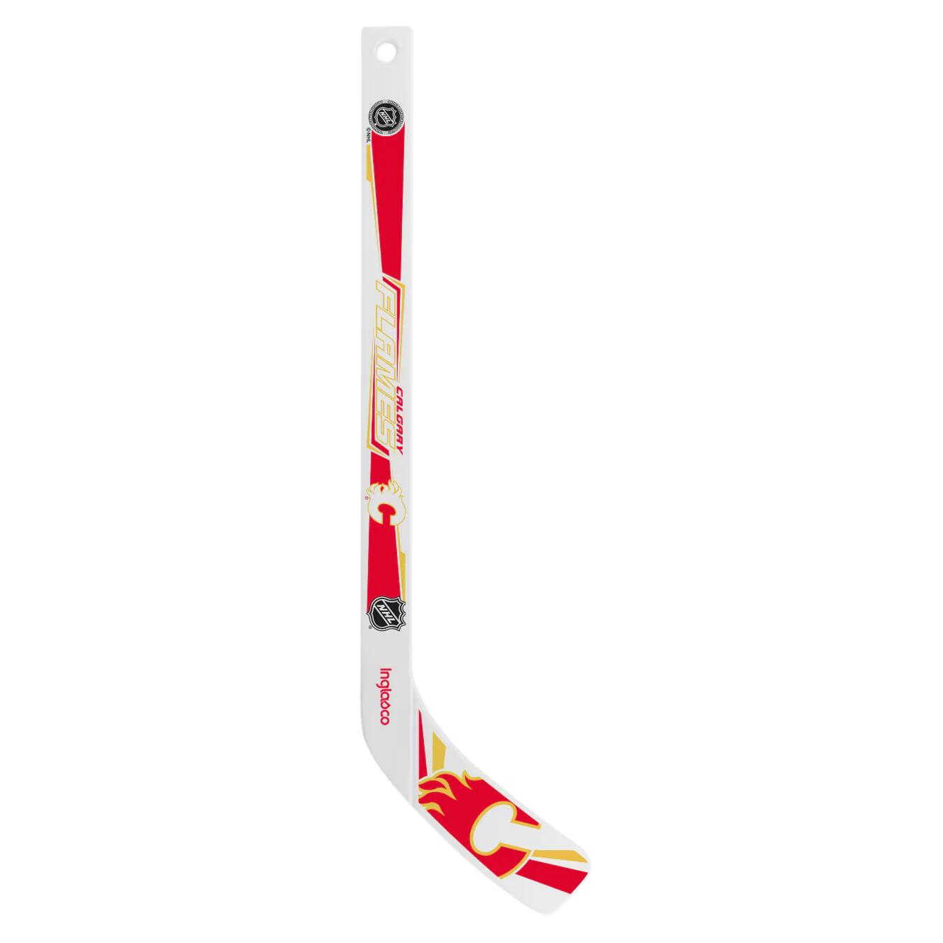 Inglasco NHL 18" Plastic Mini Stick - Calgary Flames | Source for Sports