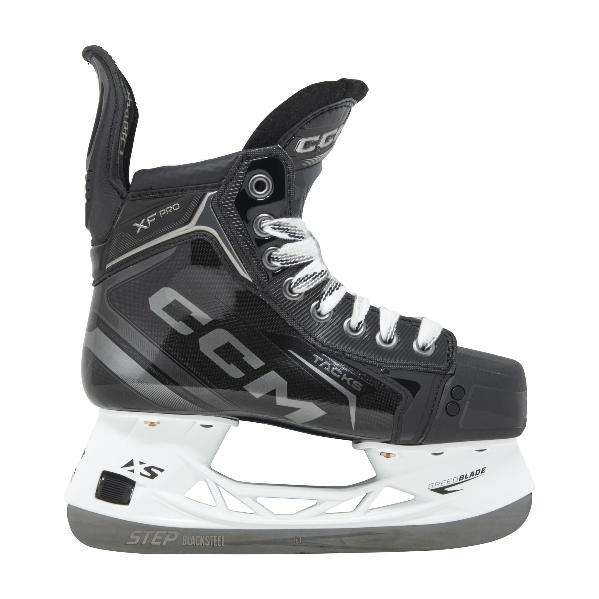 CCM Tacks XF Pro Junior Hockey Skates (2024) With Step Blacksteel ...