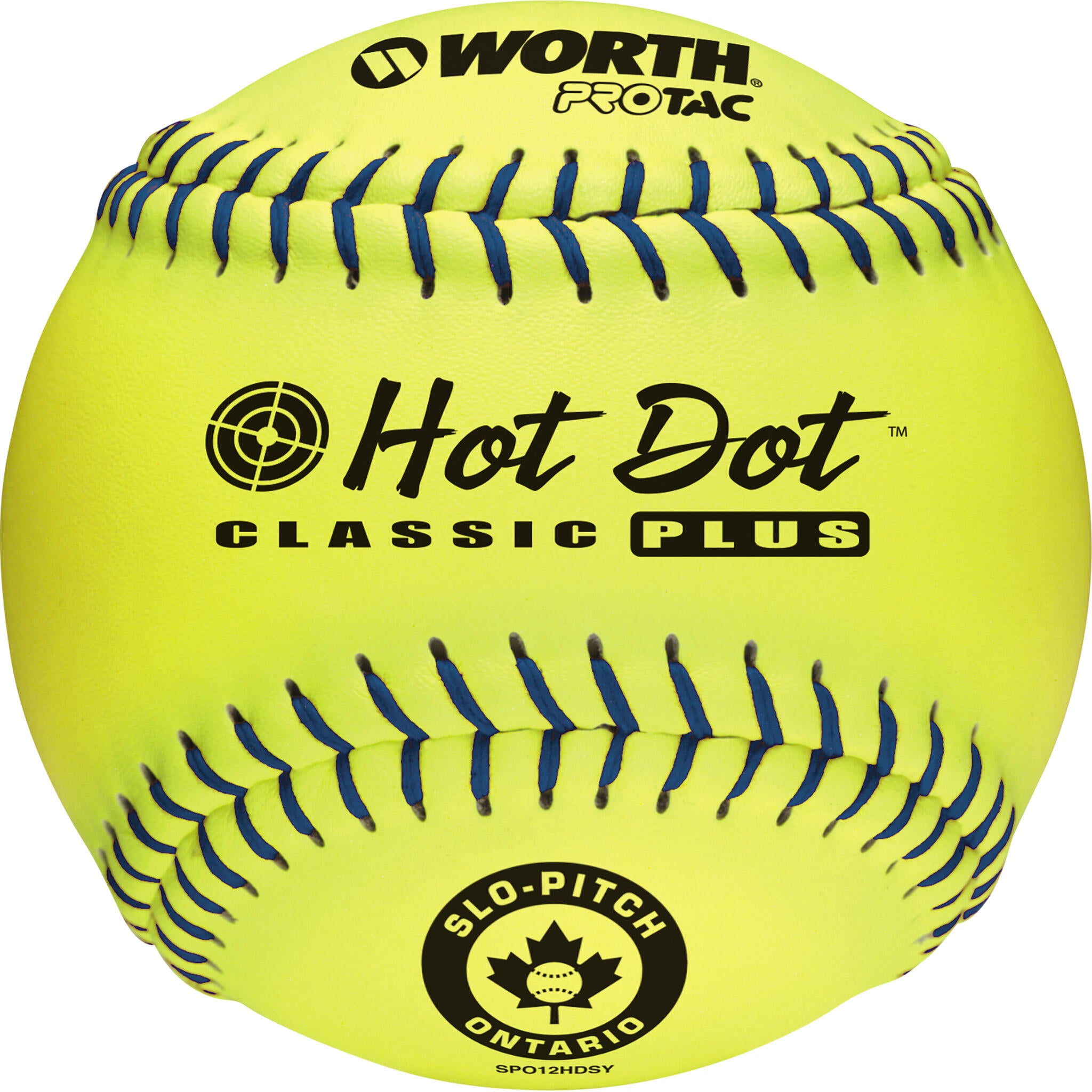Worth SPO Hot Dot 12" Softball - Pack of 12 | Source for Sports