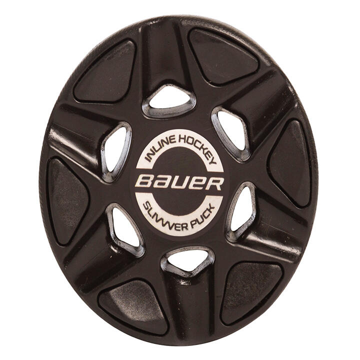 Bauer Slivvver Inline Hockey Puck - Black (Packaged) | Source for Sports