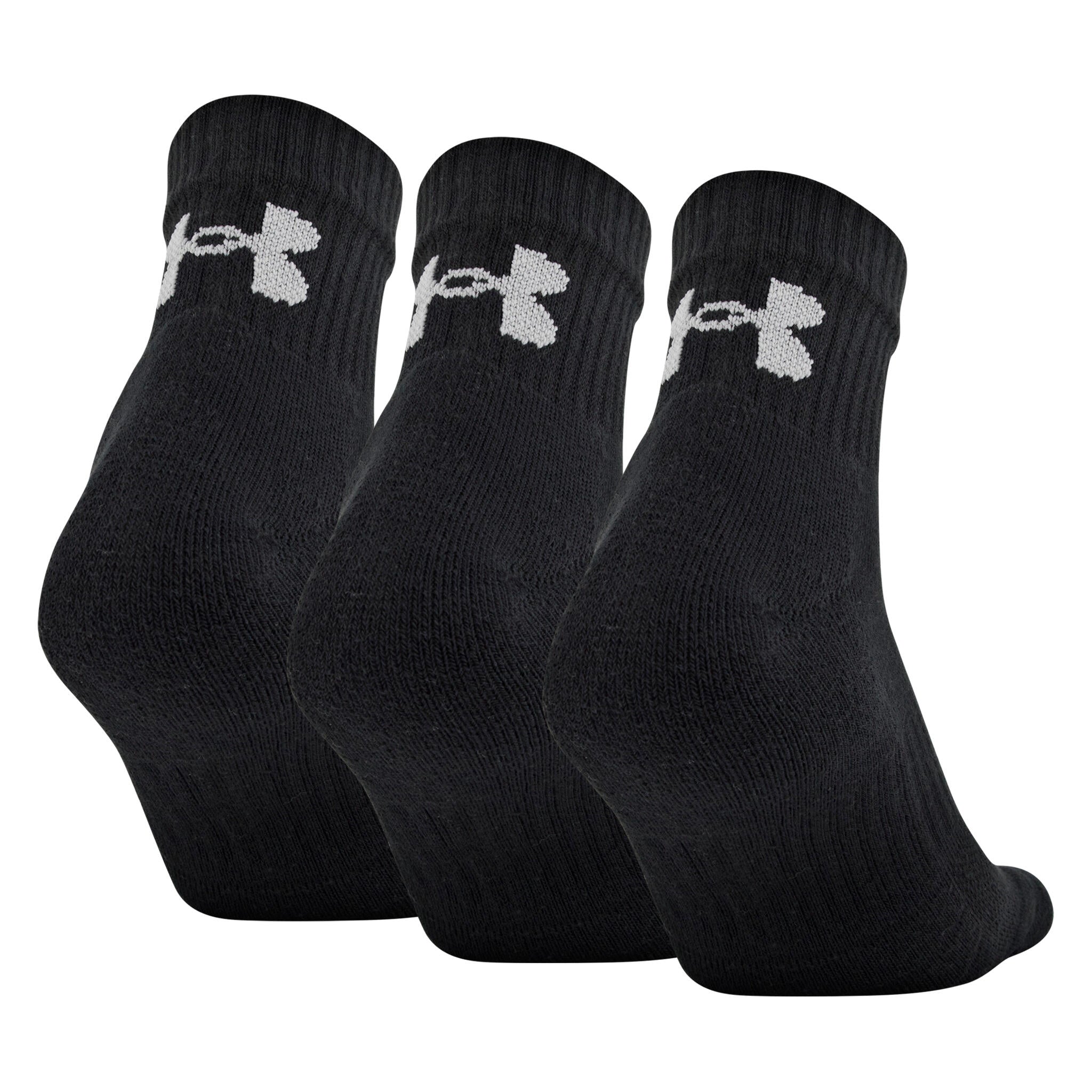 Under Armour UA Training Cotton Quarter Socks - 3 Packs | Source for Sports