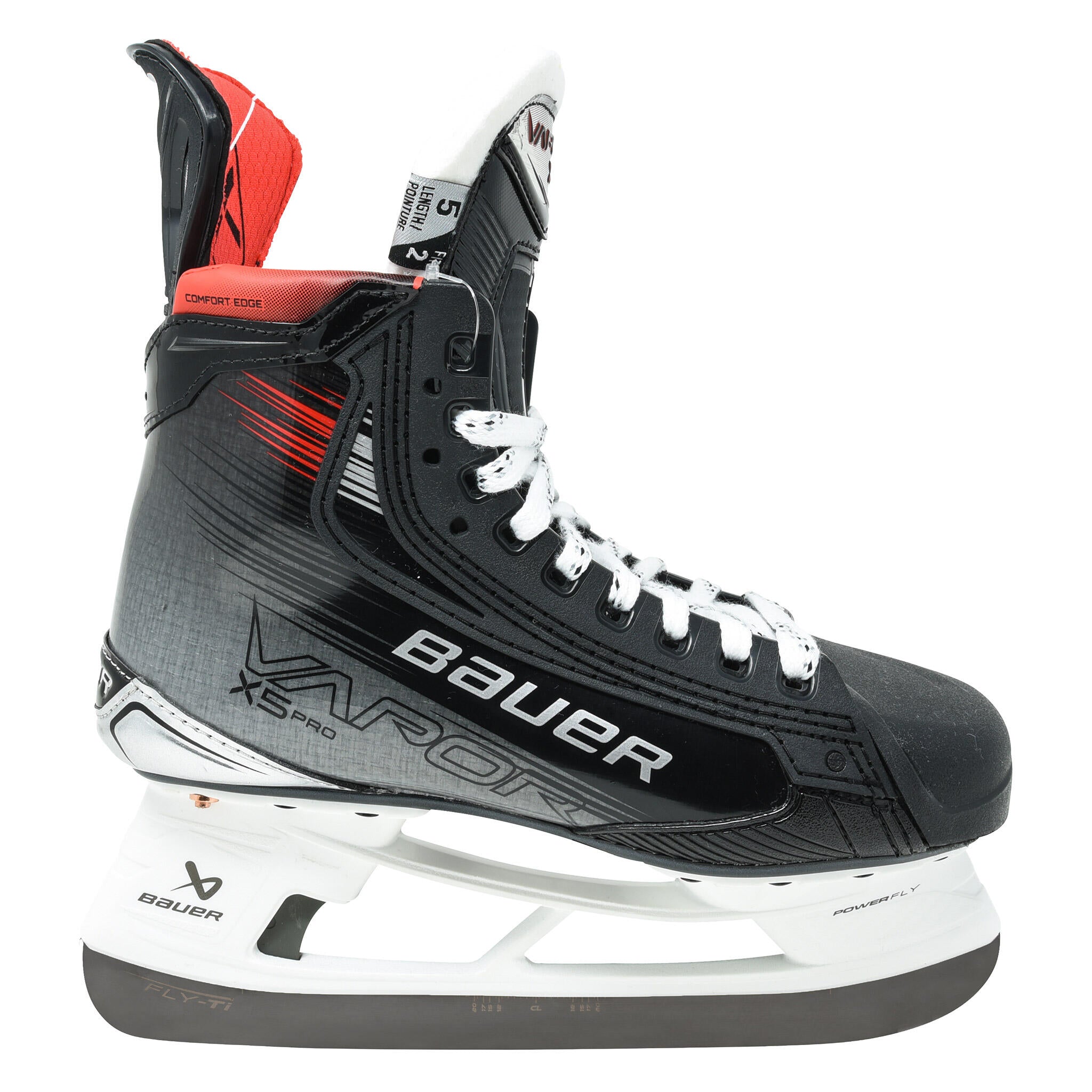 Bauer Vapor X5 Pro Intermediate Hockey Skates (2023) With Fly-Ti Steel ...
