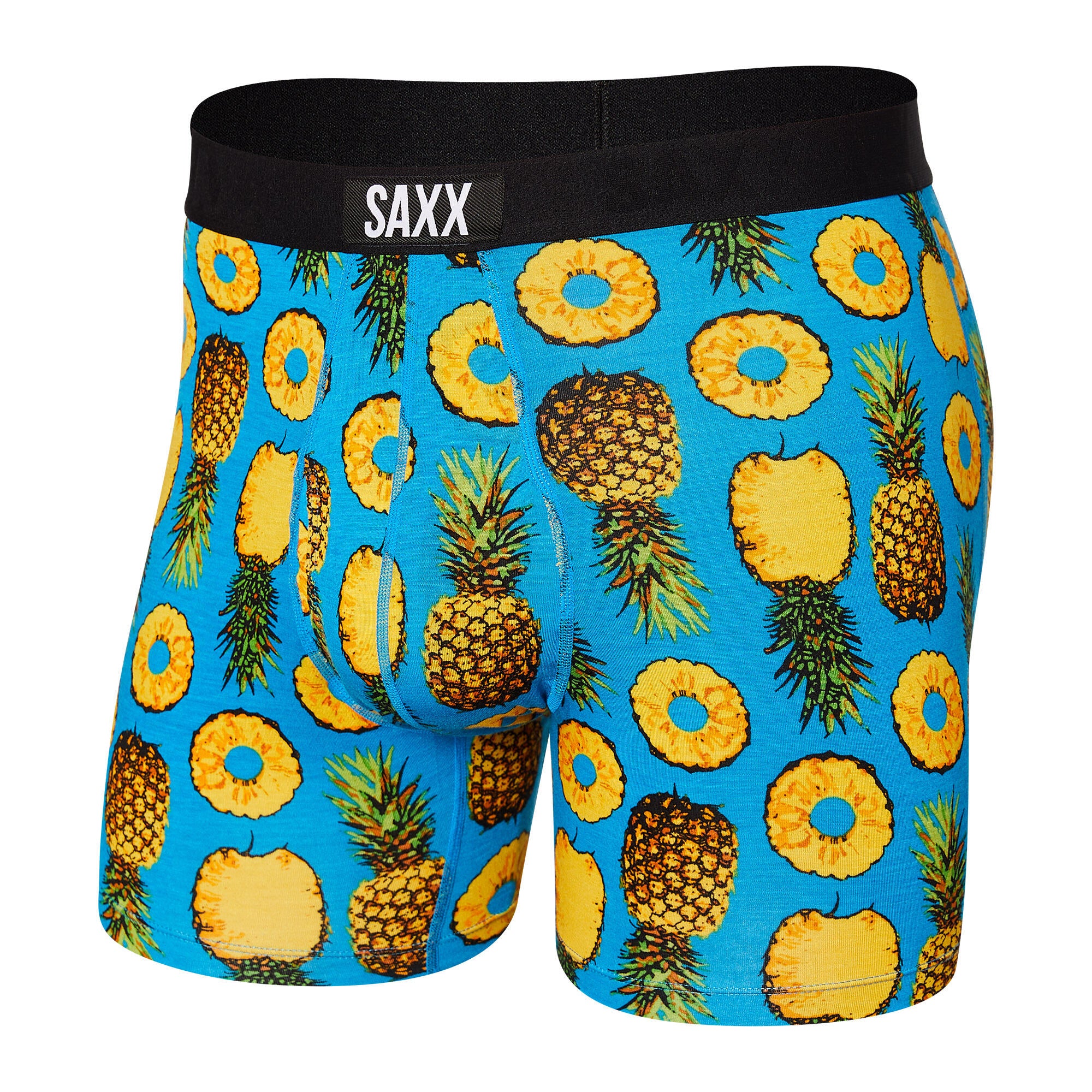 Caleçon Boxeur à Braguette Ultra Fly De SAXX - Ananas Polka | La Source ...