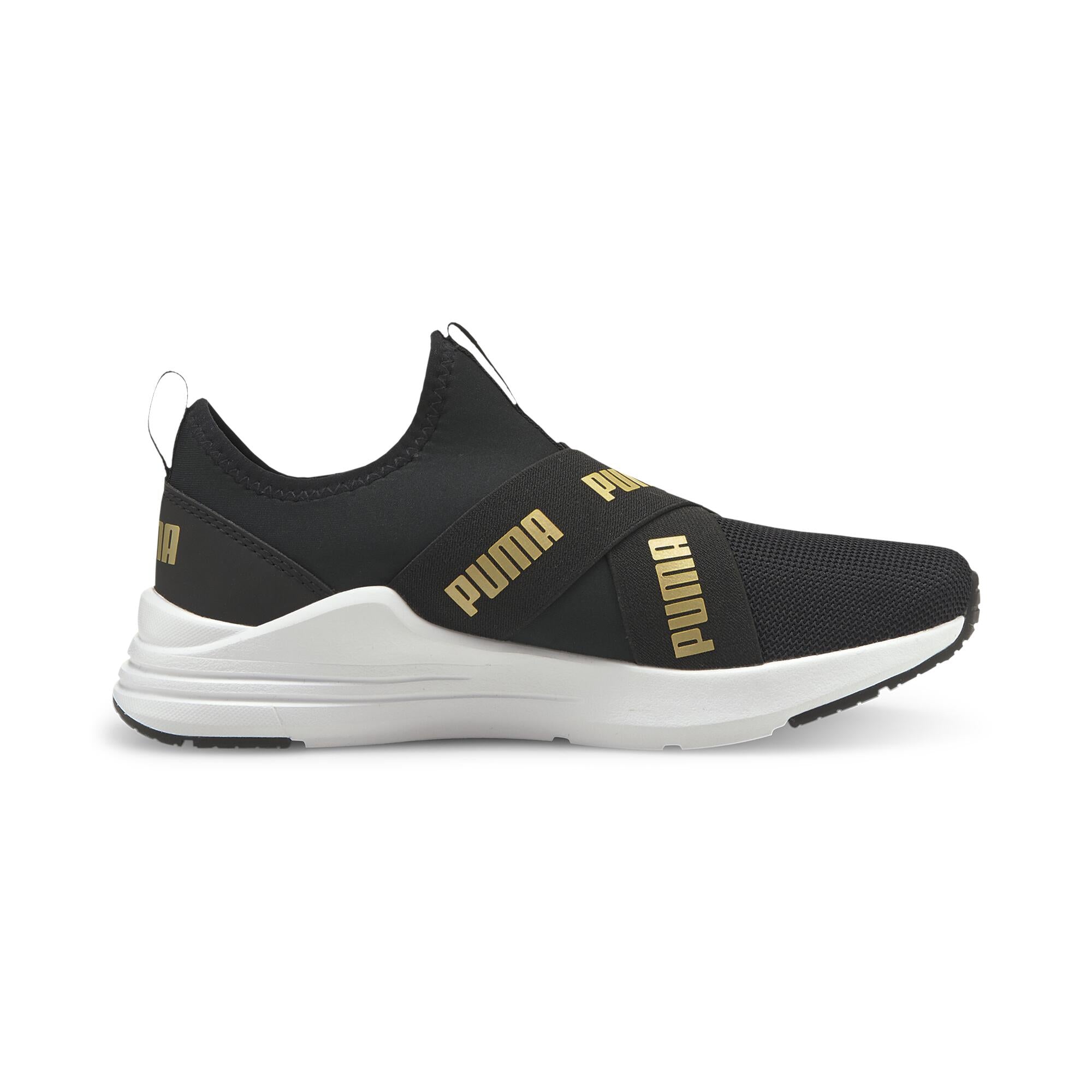 Puma Wired Run Slip On Flash Junior Running Shoes | Source for Sports