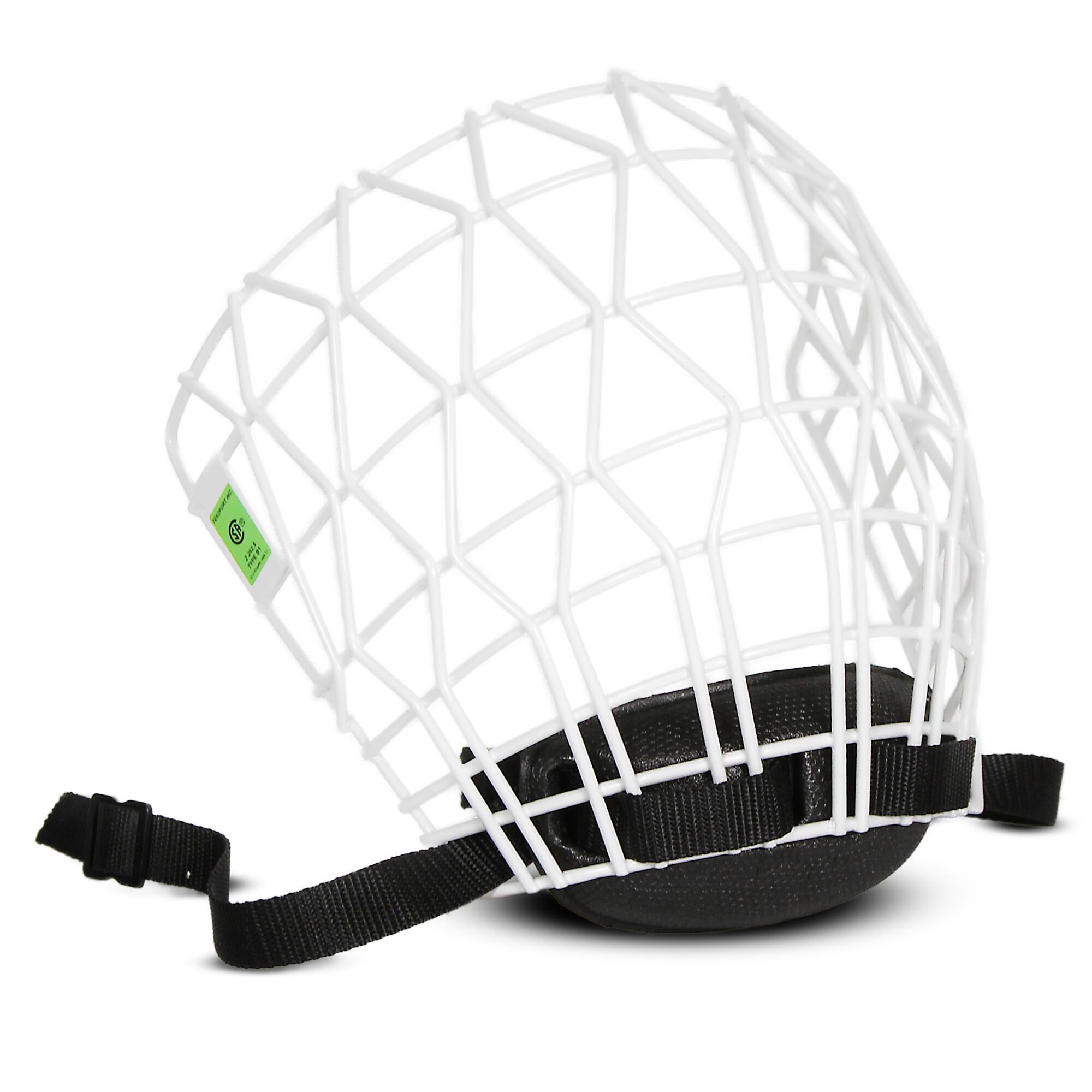 Powertek V3.0 Tek Ringette Helmet Cage - White | Source for Sports