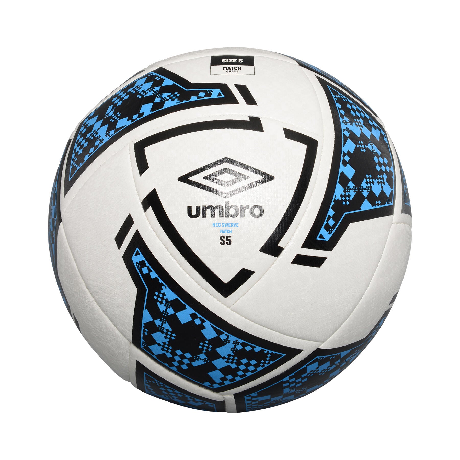 Umbro Neo Swerve Match Soccer Ball - White/Black/Blue | Source for Sports